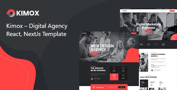 Kimox – Digital Agency React, NextJs Template 14 August 2023 - GPL Lisanslı | Eklenti Market